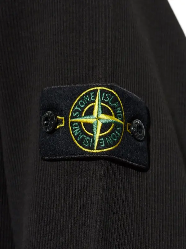 Stone Island Cotton Sweatshirt With Logo Badge - Multicolor