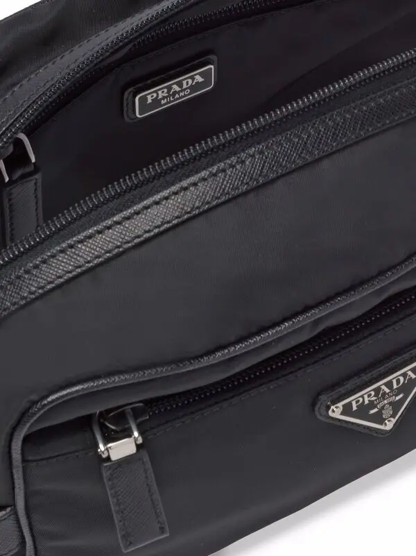 Prada Re-nylon And Saffiano Leather Washbag - Multicolor