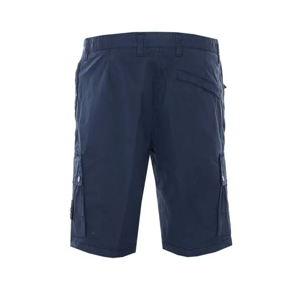 Stone Island Logo Appliqué Cargo Shorts