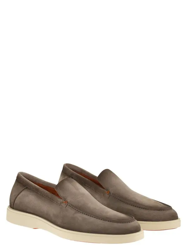 Santoni Suede Moccasins