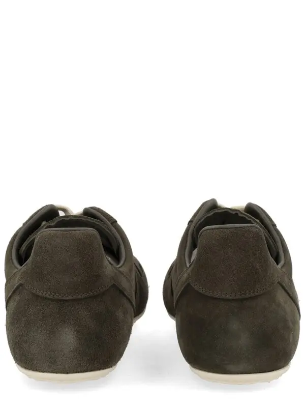 Rick Owens Lace-up Calf Leather Sneakers - Gray