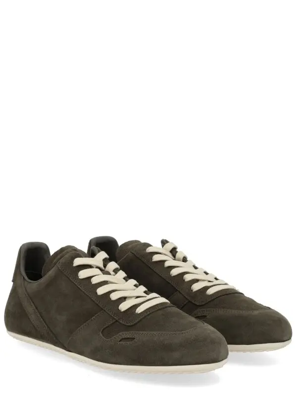 Rick Owens Lace-up Calf Leather Sneakers - Gray
