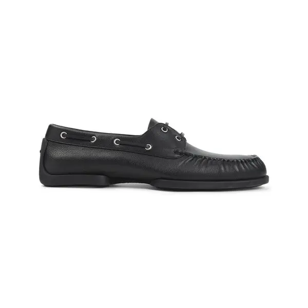JIL SANDER Calf Leather Loafers - Black