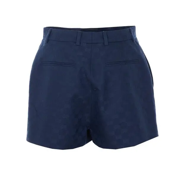 Gucci Cotton Blend All-over Logo Print Hot Pants