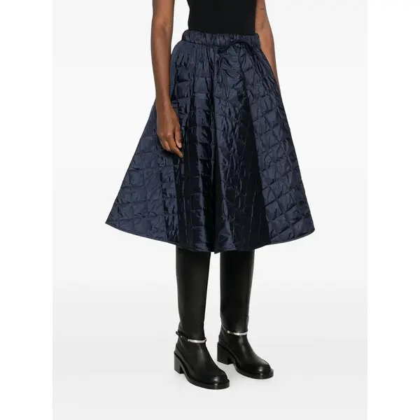 Prada Quilted A-line Skirt With Drawstring