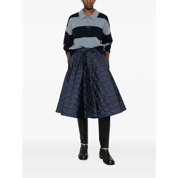 Prada Quilted A-line Skirt With Drawstring