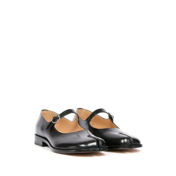 MAISON MARGIELA Calf Leather Tabi Mary Jane Loafers
