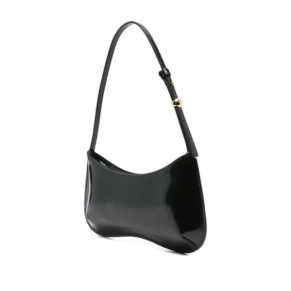 Jacquemus Calf Leather Shoulder Bag - Black