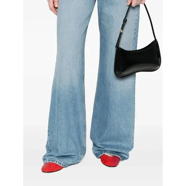Jacquemus Calf Leather Shoulder Bag - Black