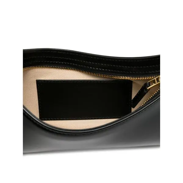 Jacquemus Calf Leather Shoulder Bag - Black