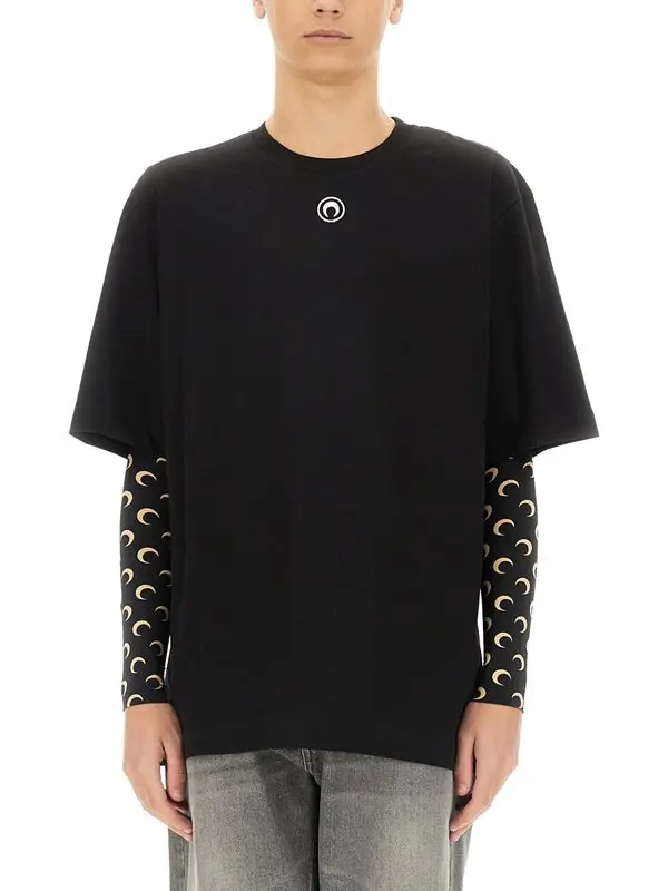 MARINE SERRE T-shirt In Jersey