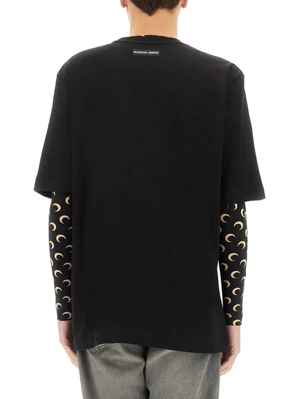 MARINE SERRE T-shirt In Jersey