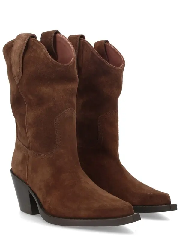 Paris Texas Dakota Suede Boots - Brown