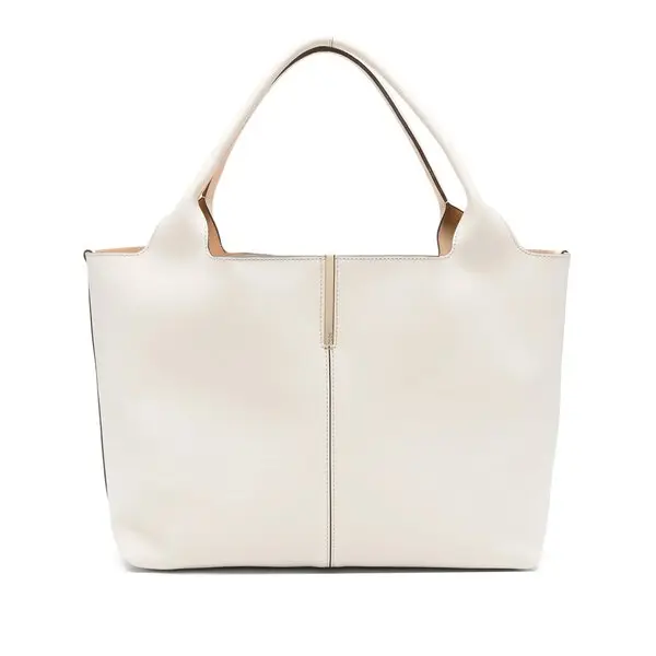 TOD'S Neutrals Tote Bag - Cream
