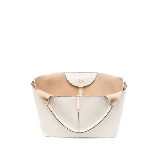 TOD'S Neutrals Tote Bag - Cream
