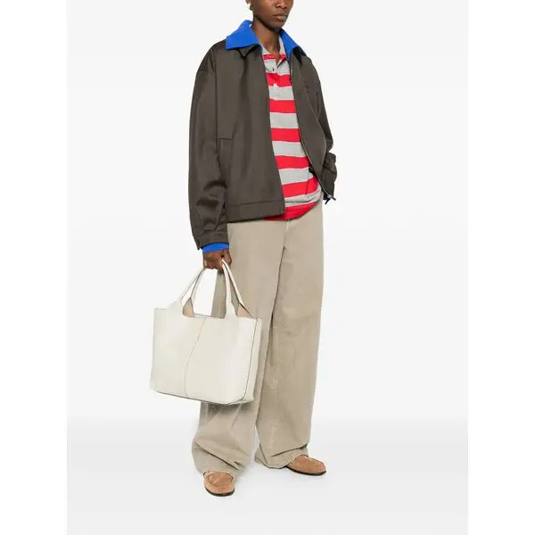 TOD'S Neutrals Tote Bag - Cream