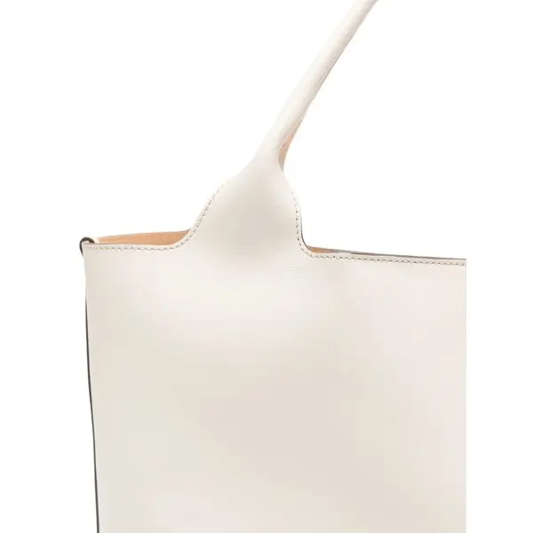 TOD'S Neutrals Tote Bag - Cream