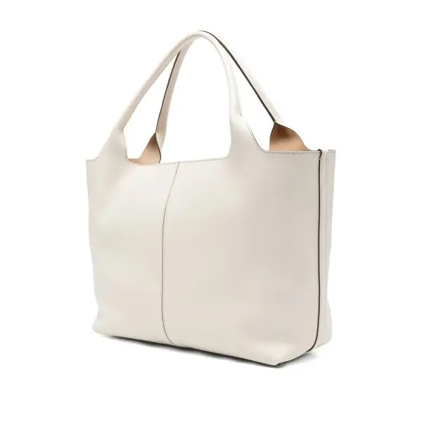 TOD'S Neutrals Tote Bag - Cream