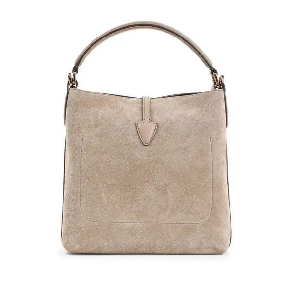 TOD'S Suede Tote Bag With Gold-tone Hardware
