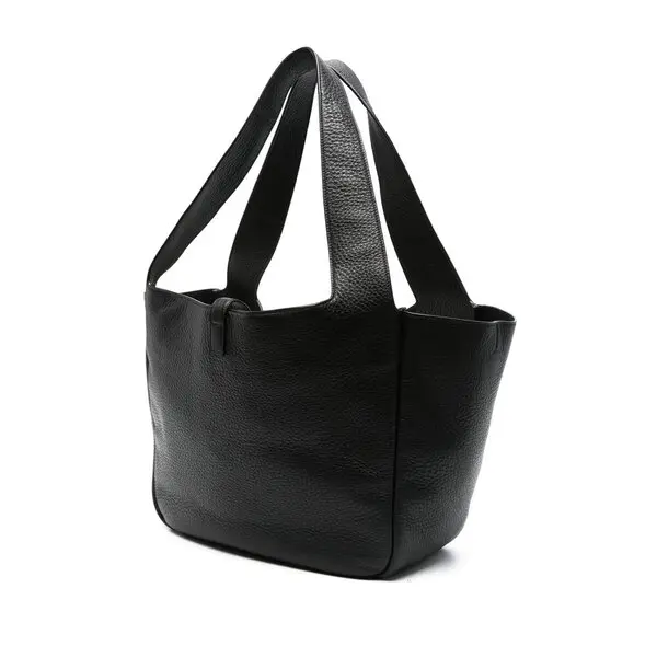Saint Laurent Calf Leather Cassandre Logo Shoulder Bag