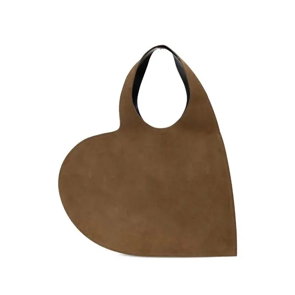Coperni Heart Shape Tote Bag - Brown