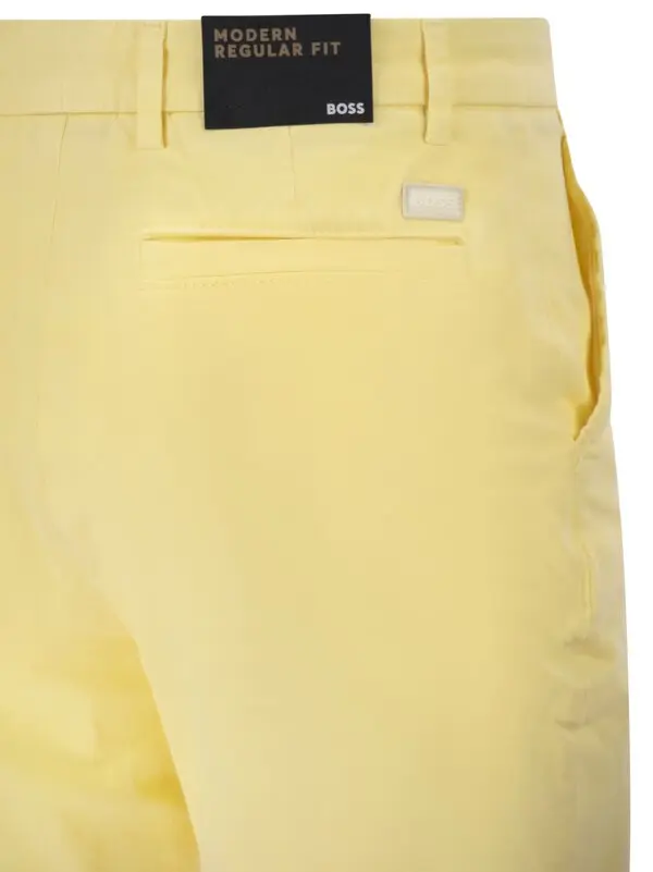 BOSS Stretch Cotton Chino Shorts In Modern Regular Fit