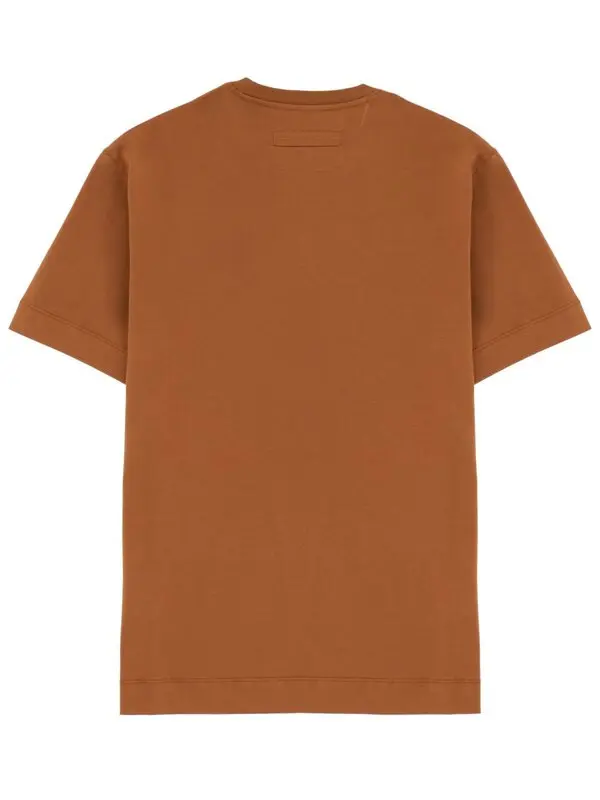 Zegna T-shirt With Logo - Brown