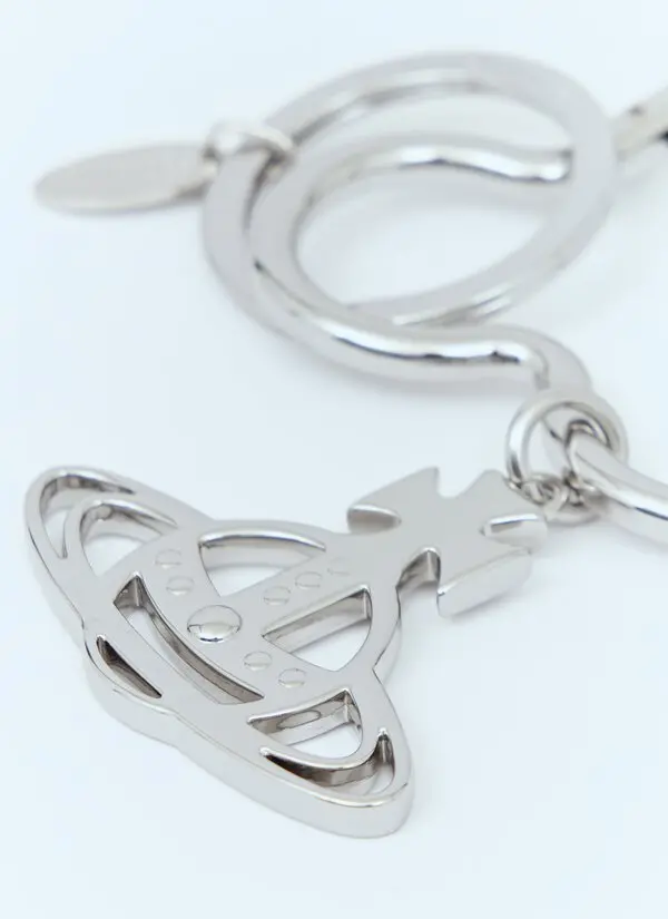 VIVIENNE WESTWOOD Carabiner Keyring With Orb Pendant