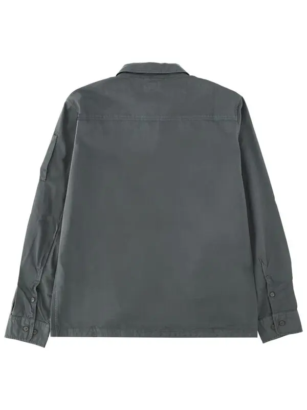 C.P. COMPANY Zippered Overshirt - Gray