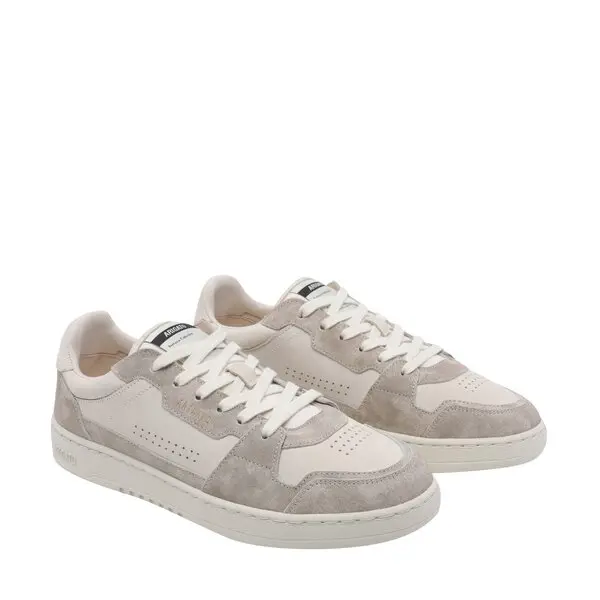 Axel Arigato Suede And Leather Low-top Sneakers - Cream