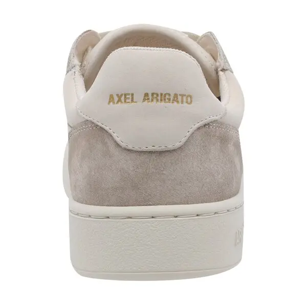 Axel Arigato Suede And Leather Low-top Sneakers - Cream