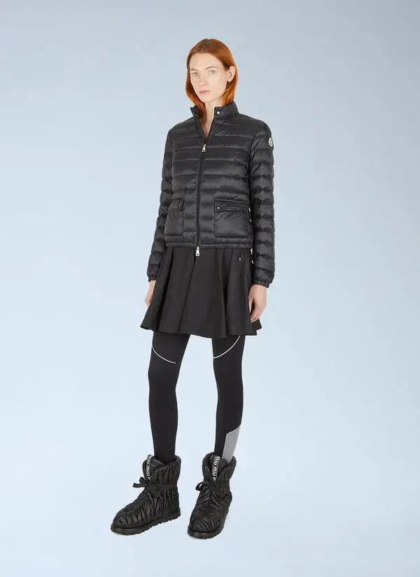 Moncler Lans Short Down Jacket - Black