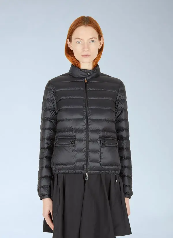 Moncler Lans Short Down Jacket - Black