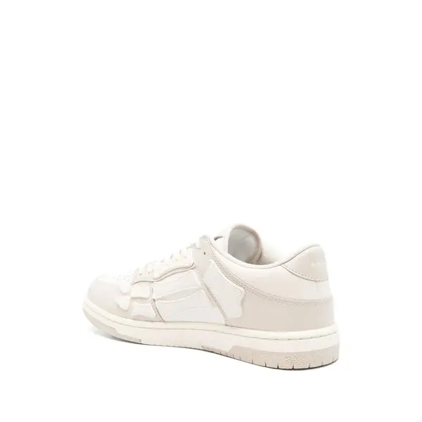 Amiri Paneled Skeleton Motif Low-top Sneakers