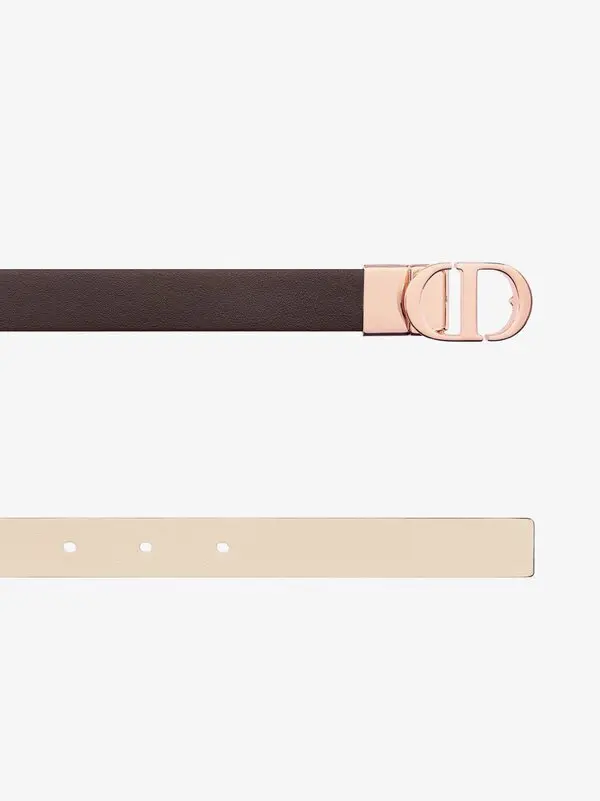 Dior Cd 30 Montaigne Leather Belt - Multicolor