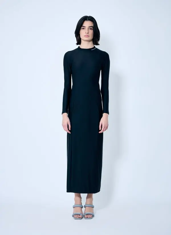 Alexander Wang Rashguard Maxi Dress - Black