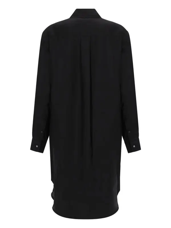 JW Anderson Tuxedo Drape Midi Dress