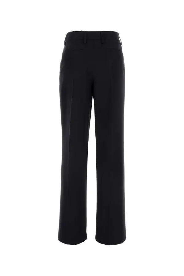 Prada Gabardine Pants With Embellishment