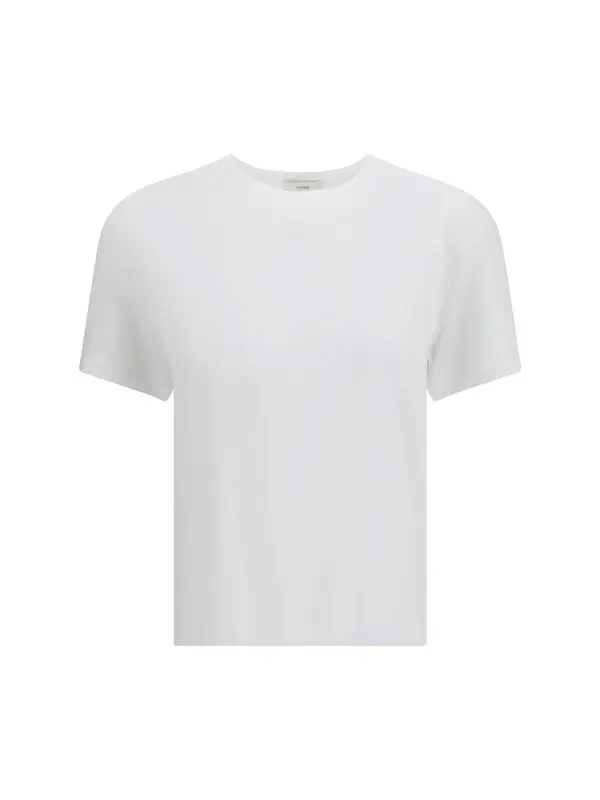 TOTEME Crewneck Cotton T-shirt - White