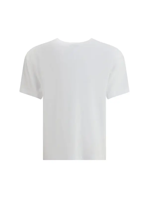 TOTEME Crewneck Cotton T-shirt - White