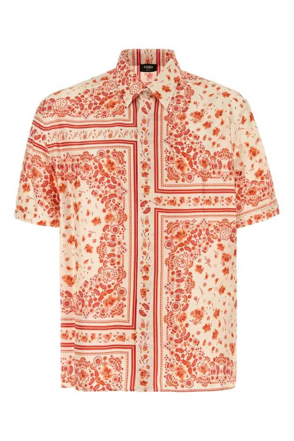 Fendi Printed Silk Shirt - Multicolor