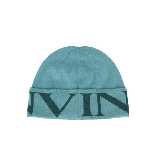 LANVIN Wool Beanie Hat - Green