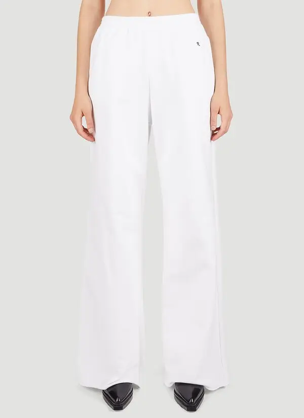 Raf Simons Wide Leg Track Pants - White