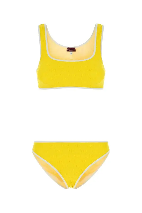 Gucci Stretch Nylon Bikini - Yellow
