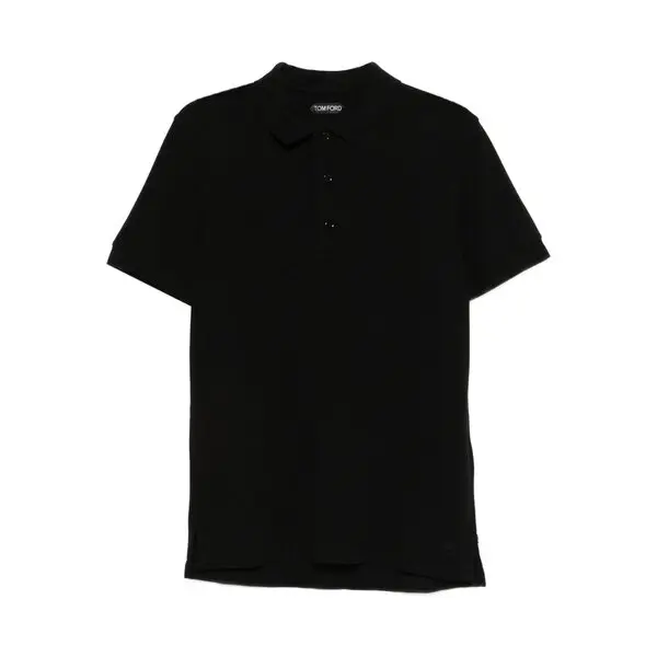 TOM FORD Polo Shirts - Black