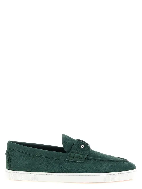CHRISTIAN LOUBOUTIN Chambeliboat Loafers - Green