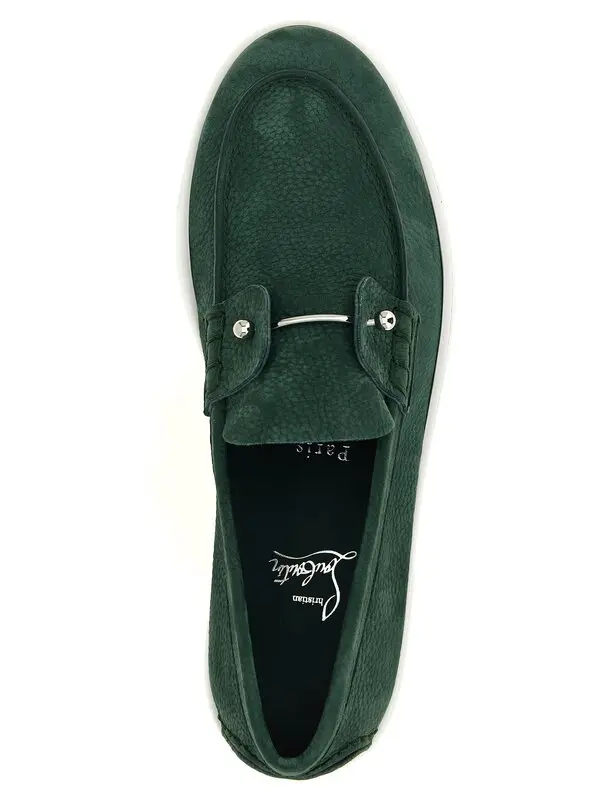 CHRISTIAN LOUBOUTIN Chambeliboat Loafers - Green