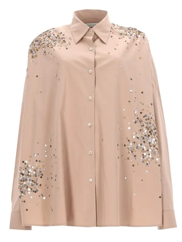 Dries Van Noten Embellished Cotton Shirt - Multicolor