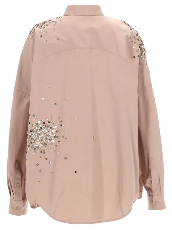 Dries Van Noten Embellished Cotton Shirt - Multicolor