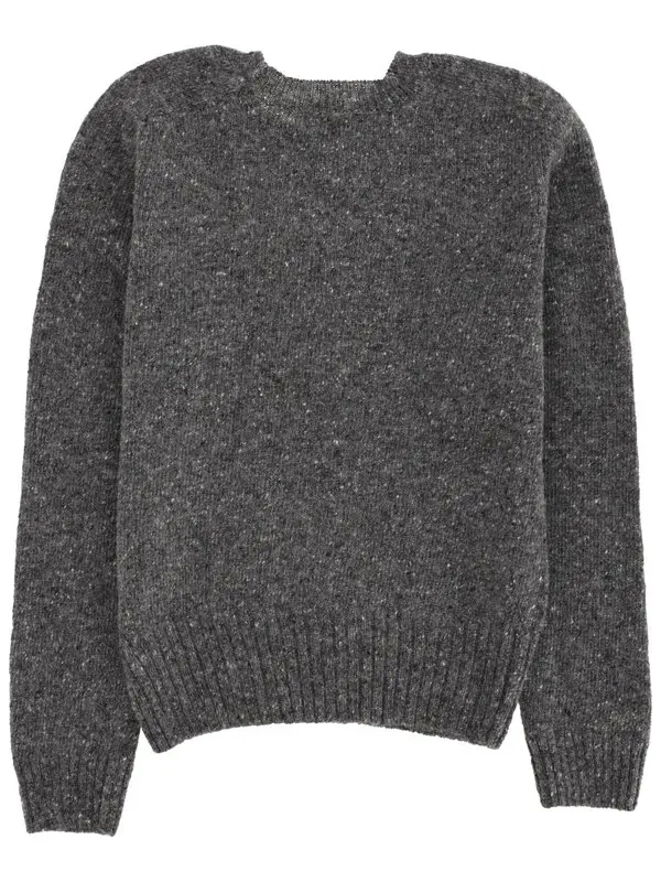 JW Anderson Crew Neck Embroidered Wool And Mohair Pullover - Multicolor